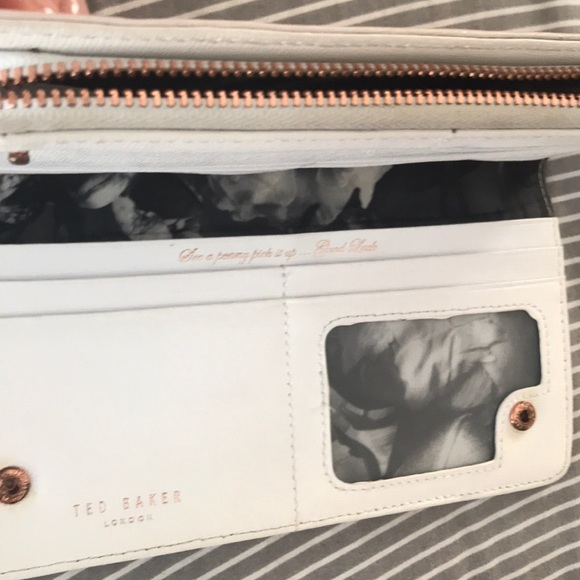Ted Baker London | Bags | Ted Baker London Wallet Floral Zip Coin ...